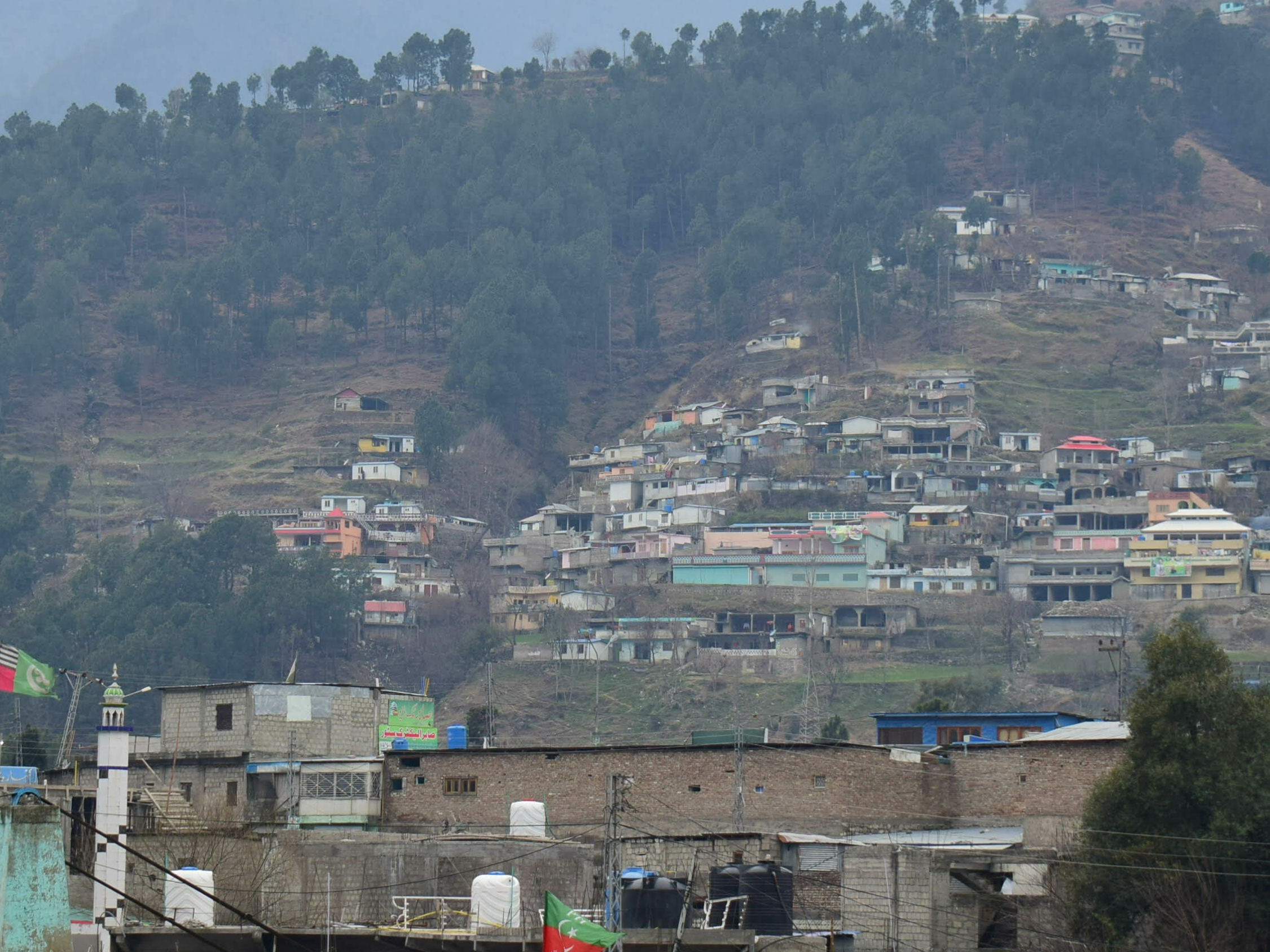 A view of Pakistani village Balakot, Pakistan, on Tuesday. Maj. Gen ...